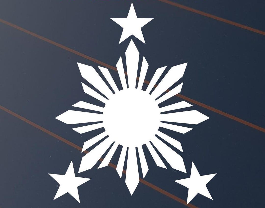 Philippines Sun Sticker Car Decal Window Filipino Flag Country Pride ...
