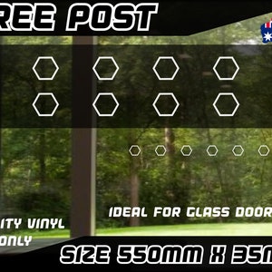 Safety Glass Sliding Door X2 Vinyl Decal Sticker Window Protection ...