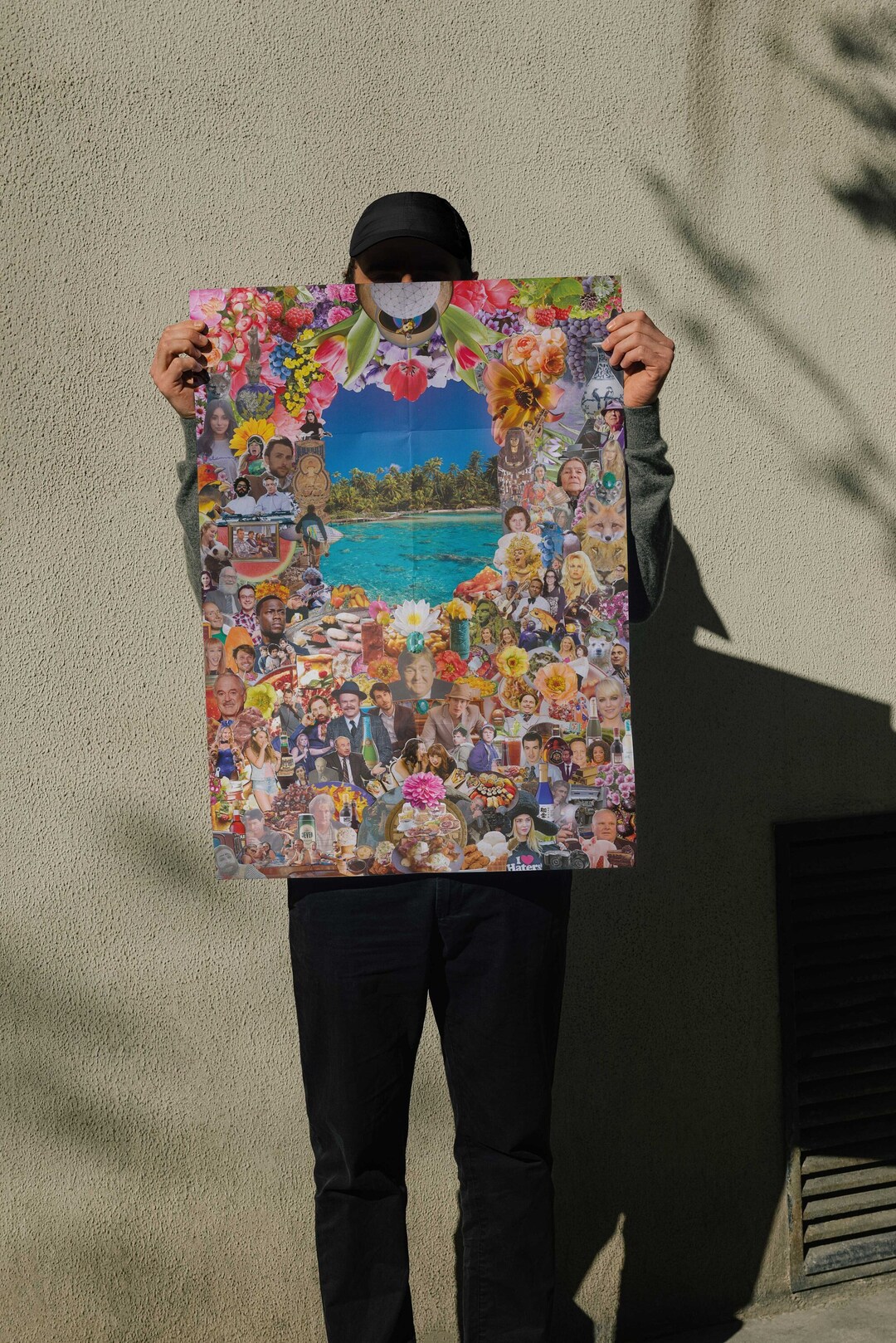 Be Happy Be Happy Collage Art Print, Digital Art, Ready to Print ...