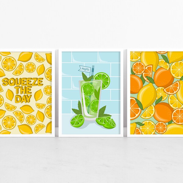 Citrus Print - Etsy