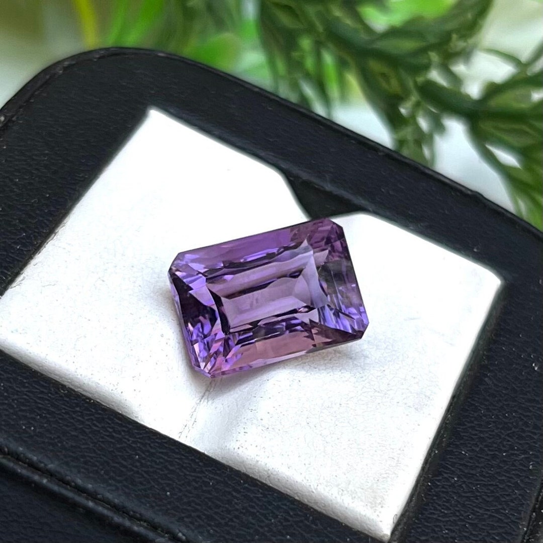 Natural Amethyst Concave Cut Octagon Shape, 8 Carats AAA Quality ...