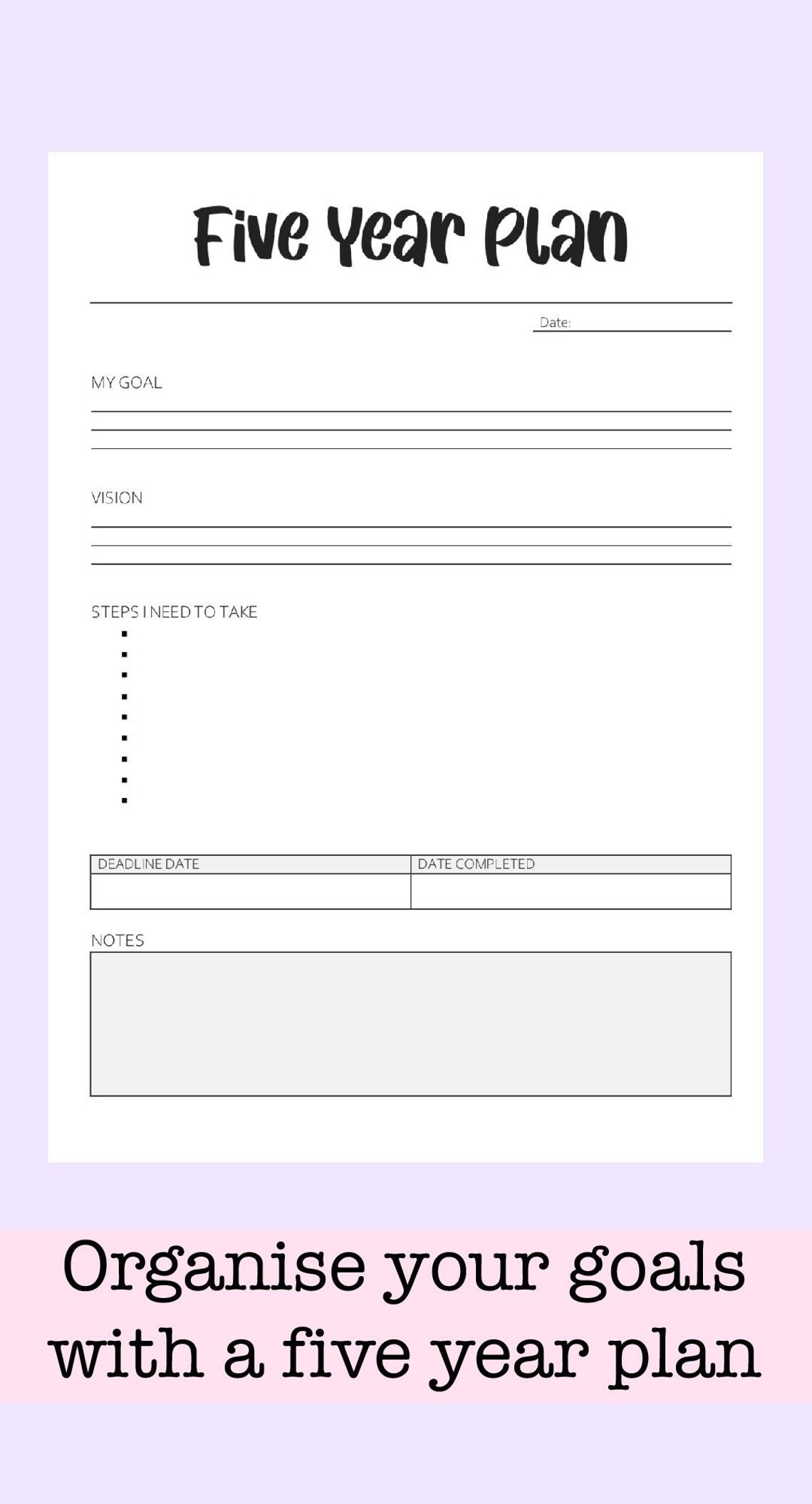 ADHD Adult Goal & Priority Planner - Etsy