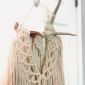 Whitetail Deer Antler Macrame Hunting Nursery Decor Country - Etsy