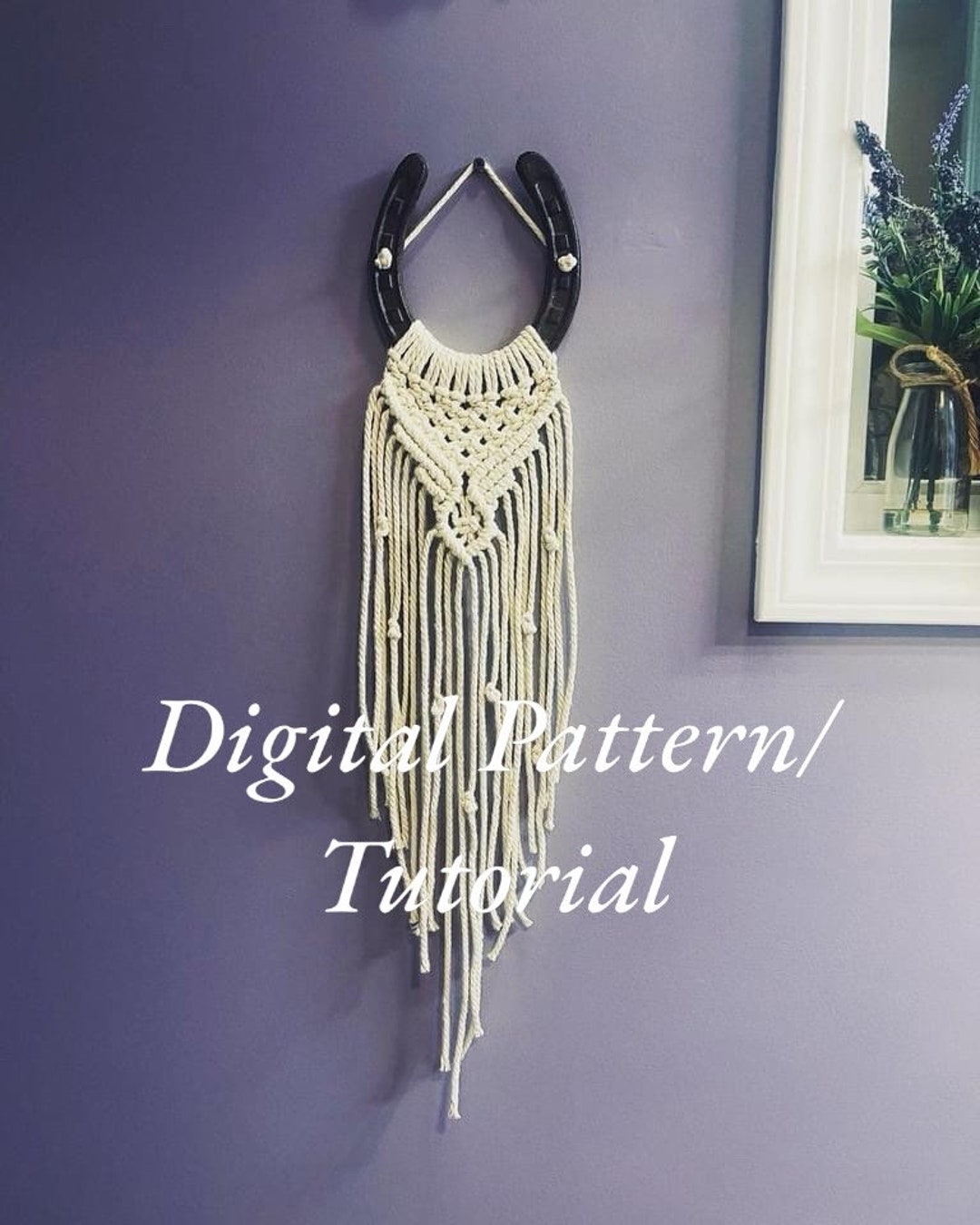 Macrame Horseshoe Digital Download Pattern Tutorial - Etsy