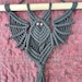 Macrame Bat Tutorial Pattern Digital Download, Whimsigoth, Witchy, Diy ...