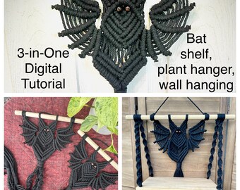Bat Macrame Pattern - Etsy