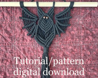 Macrame Bat - Etsy