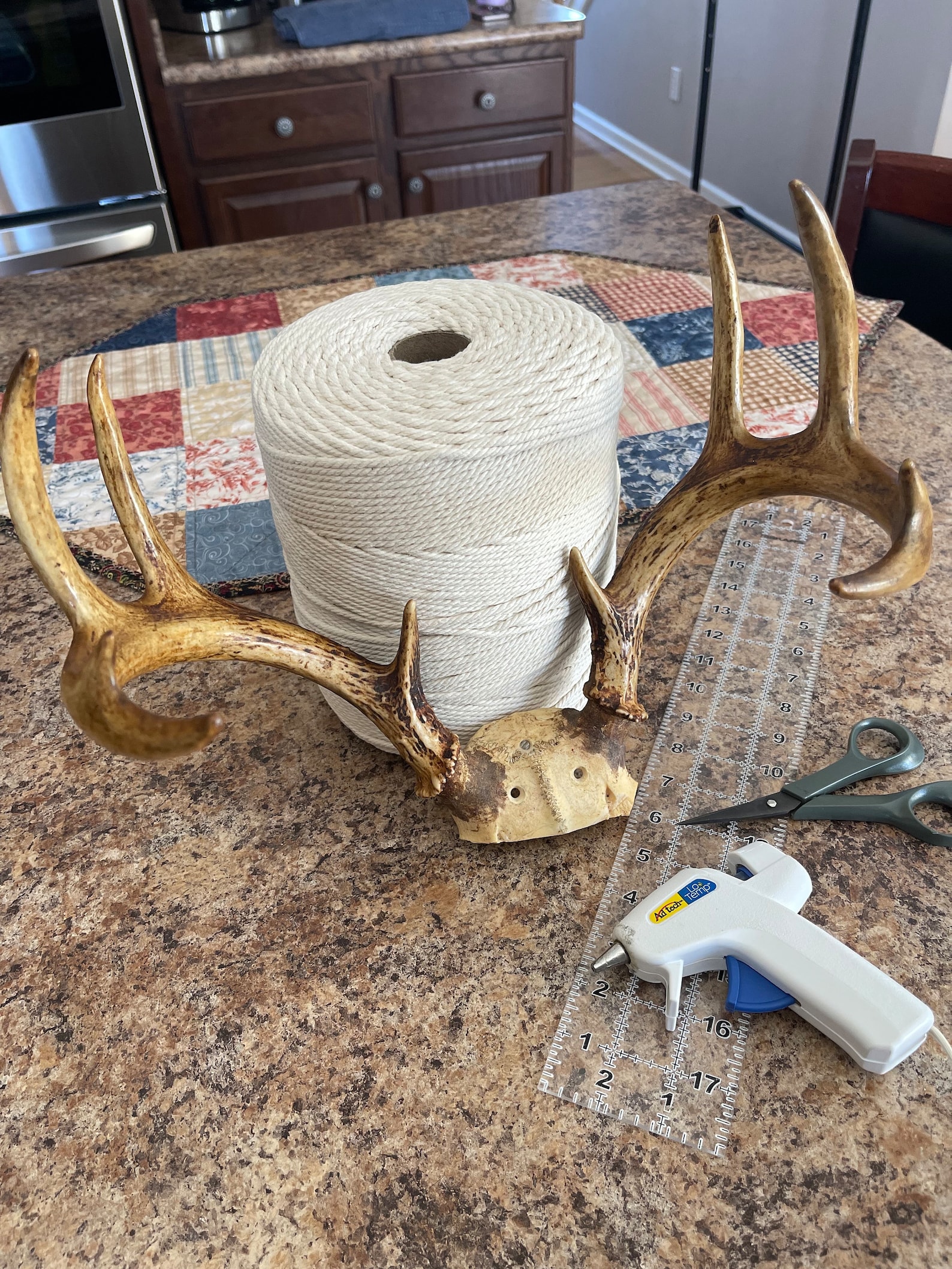 Macrame Antler Tutorial Pattern Wall Hanging, Digital Download, Witchy, Whimsigoth, Gothic, Diy ...