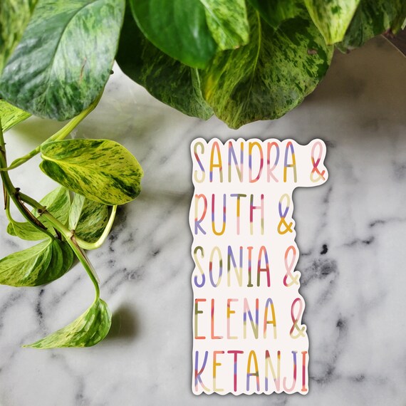 SCOTUS Icons Waterproof Vinyl Sticker Decal Laptop or Tumbler | Etsy