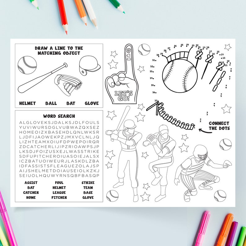 Sports Coloring Pages Sports Activity Pages Digital Printable Soccer ...