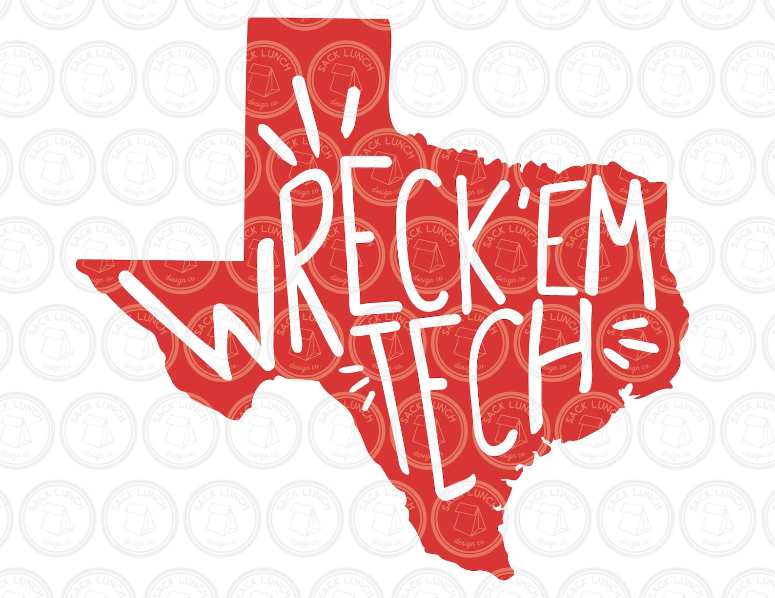 Texas Tech SVG DXF PNG Wreck Em Tech Cut File College | Etsy