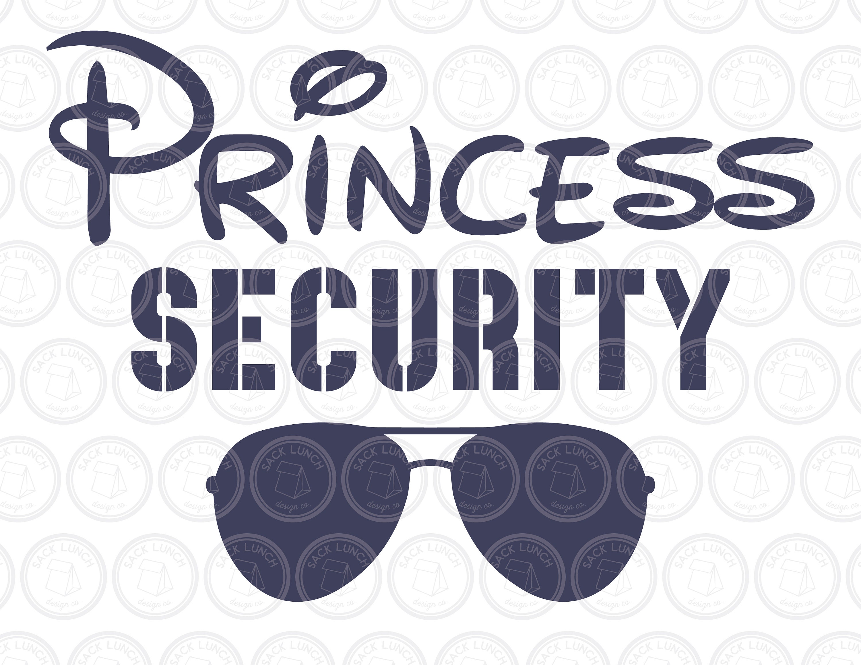 Princess Security Cut Files SVG DXF PNG Birthday Party - Etsy