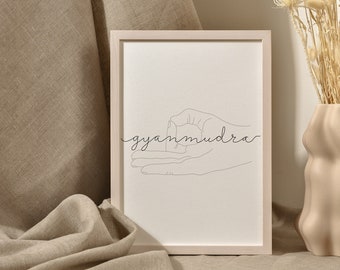 Yoga Mudra Poster - Etsy