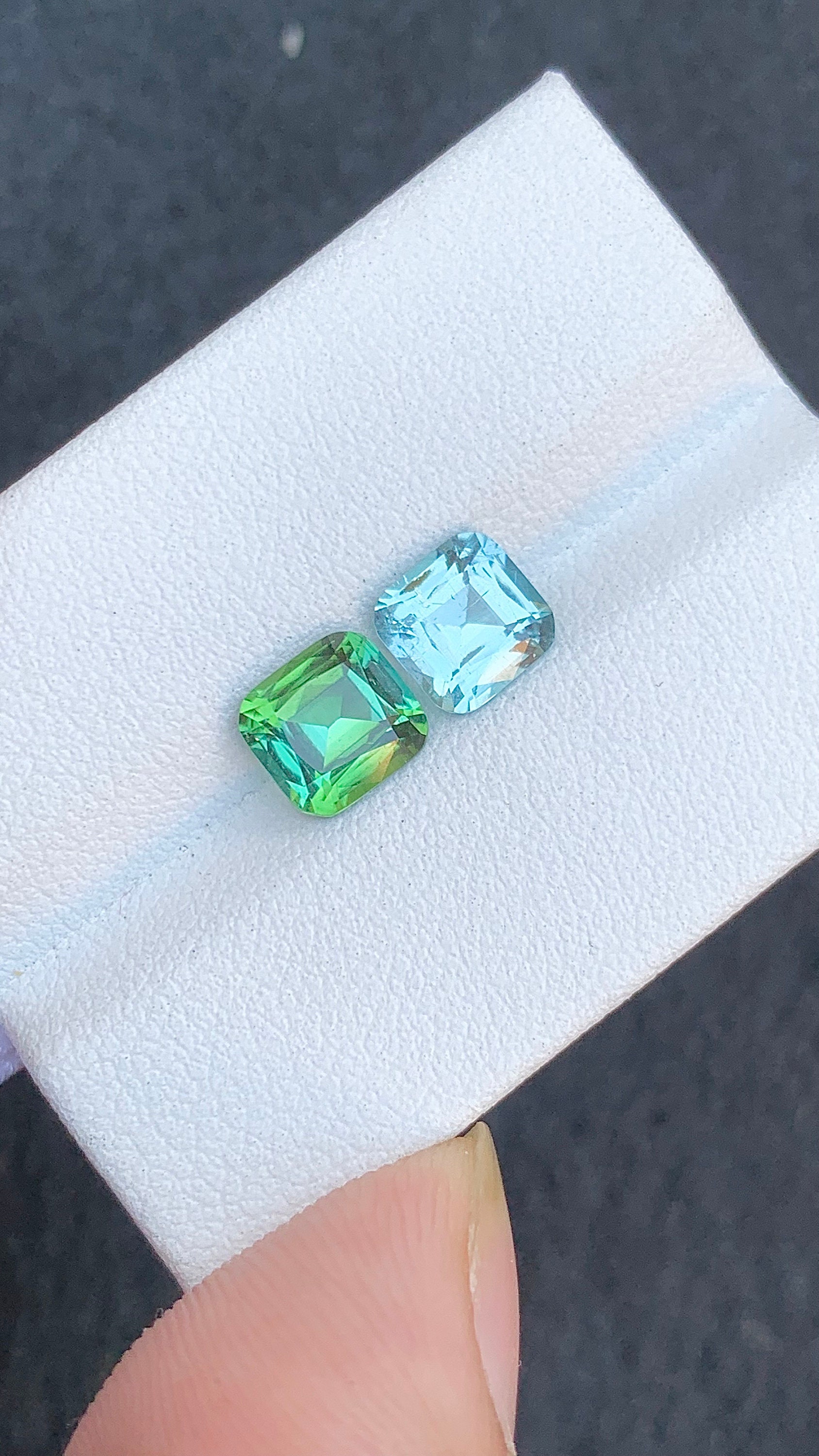 2.5 Cts Bluegreen and Seafoam Tourmaline - Etsy