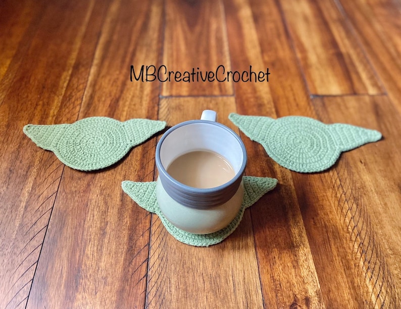 PATTERN* Alien Coasters Crochet No Sew - Hot Pad - Centerpiece - Mug ...