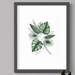 Printable Botanical Art Tropical Plants Poster, Ready to Print - Etsy
