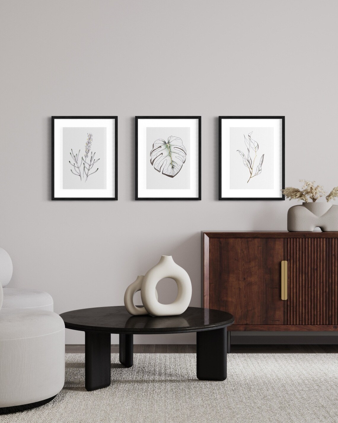 Set of 3 Printable Minimalist Posters Gallery Wall to - Etsy