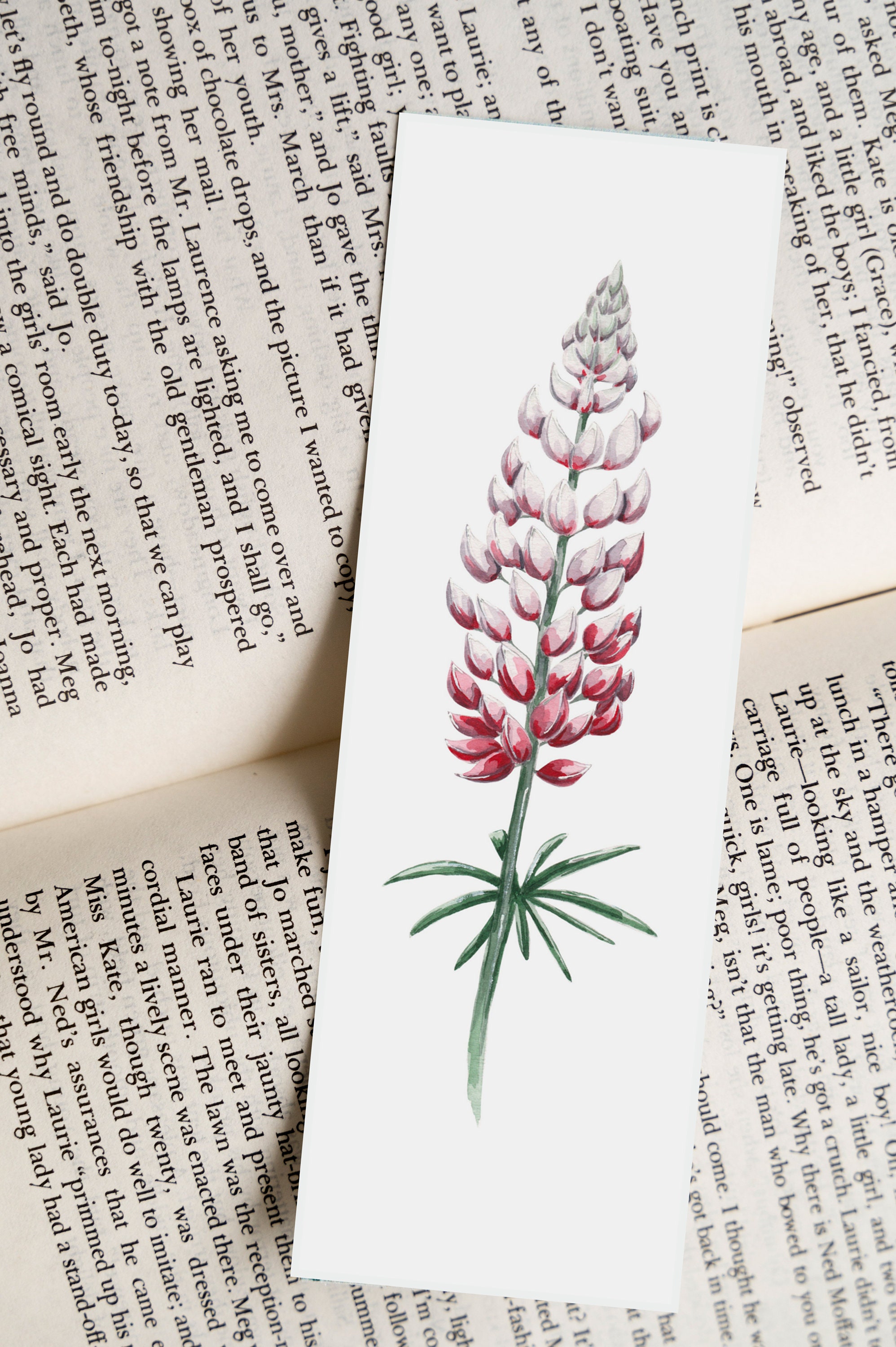 Set of 10 Printable Bookmarks 2x6 Inches Floral Watercolor - Etsy