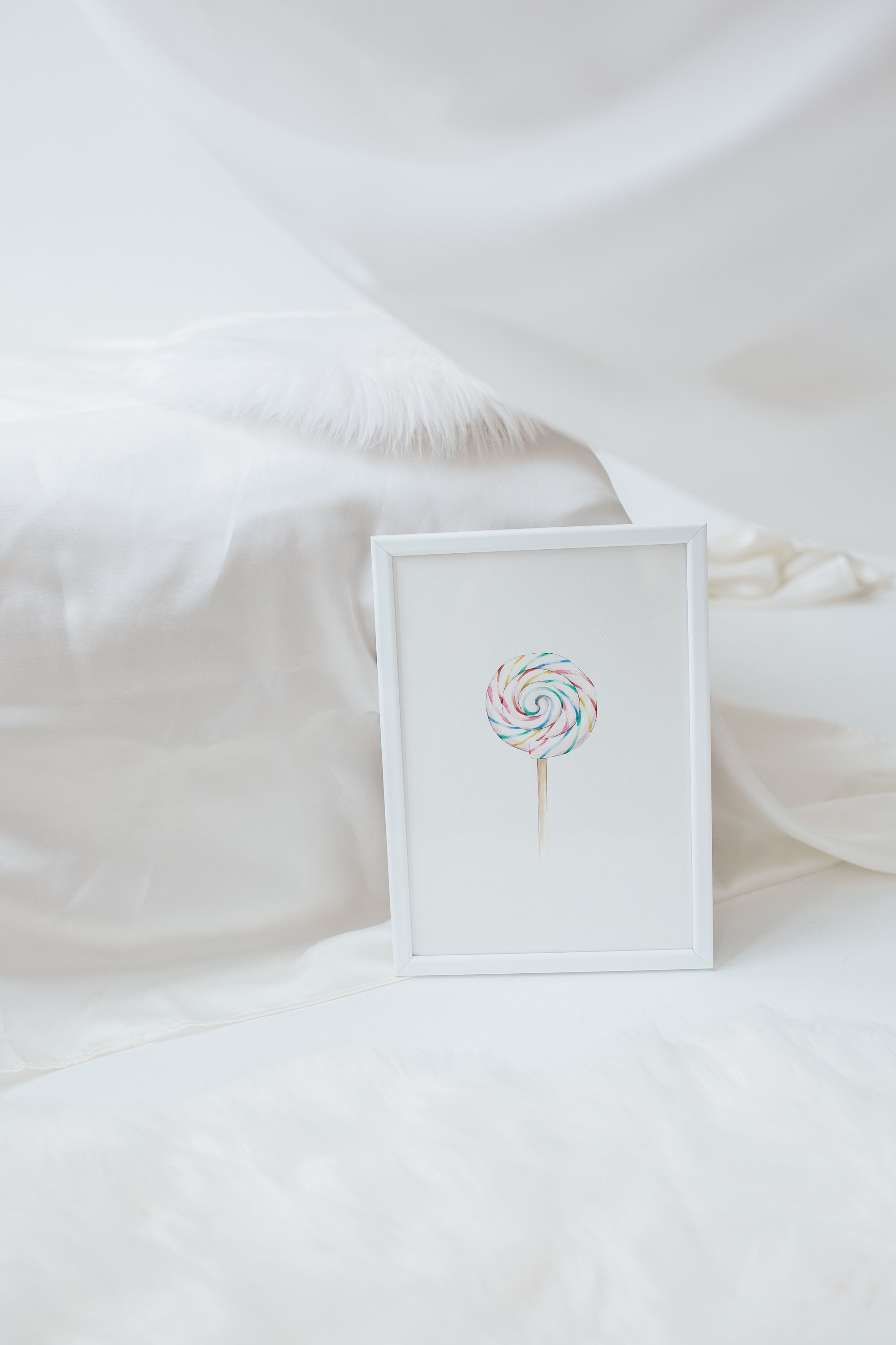 Printable Lollipop Candy Art Poster, Sweet and Cute Wall Art Ready to ...