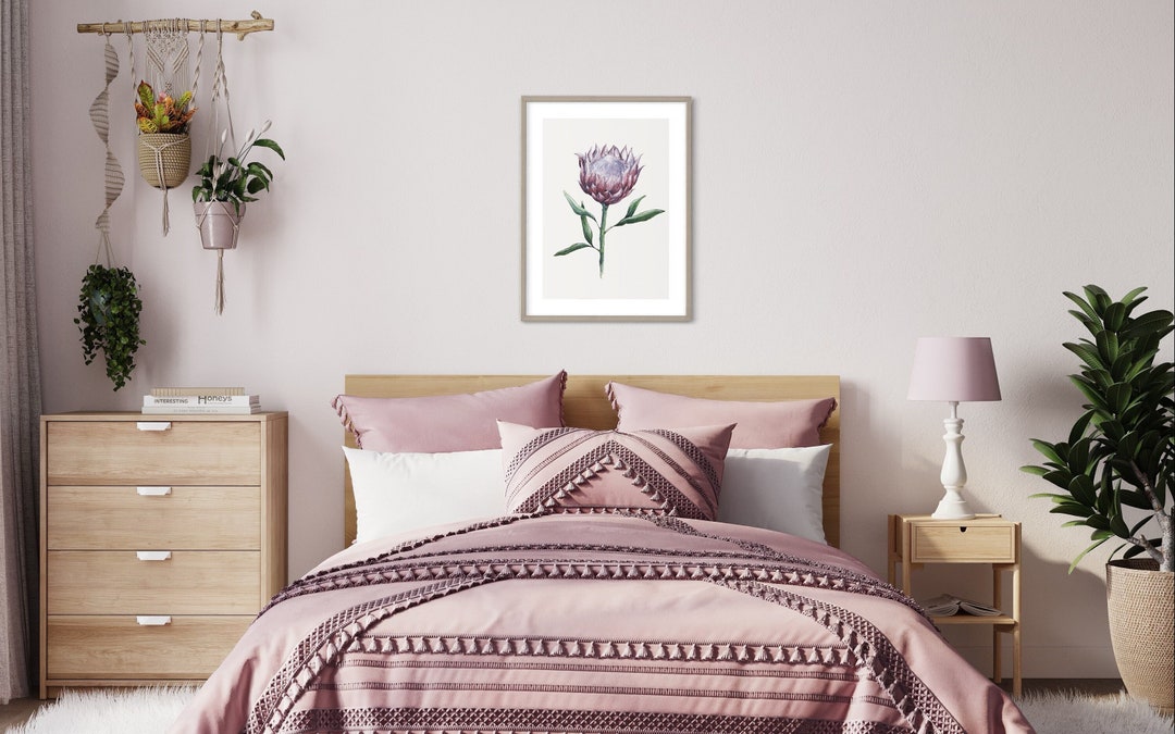 Printable Protea Flower Botanical Poster - Etsy