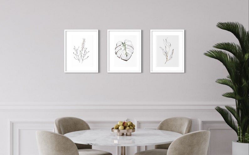 Set of 3 Printable Minimalist Posters, Gallery Wall to Download and ...