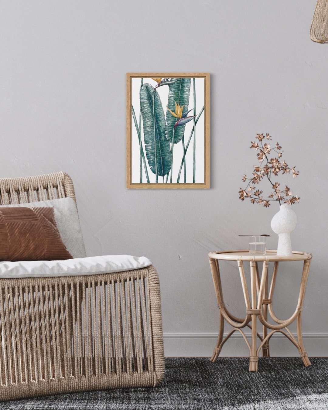 Digital Printable Tropical Plant Poster, Ready to Print - Etsy