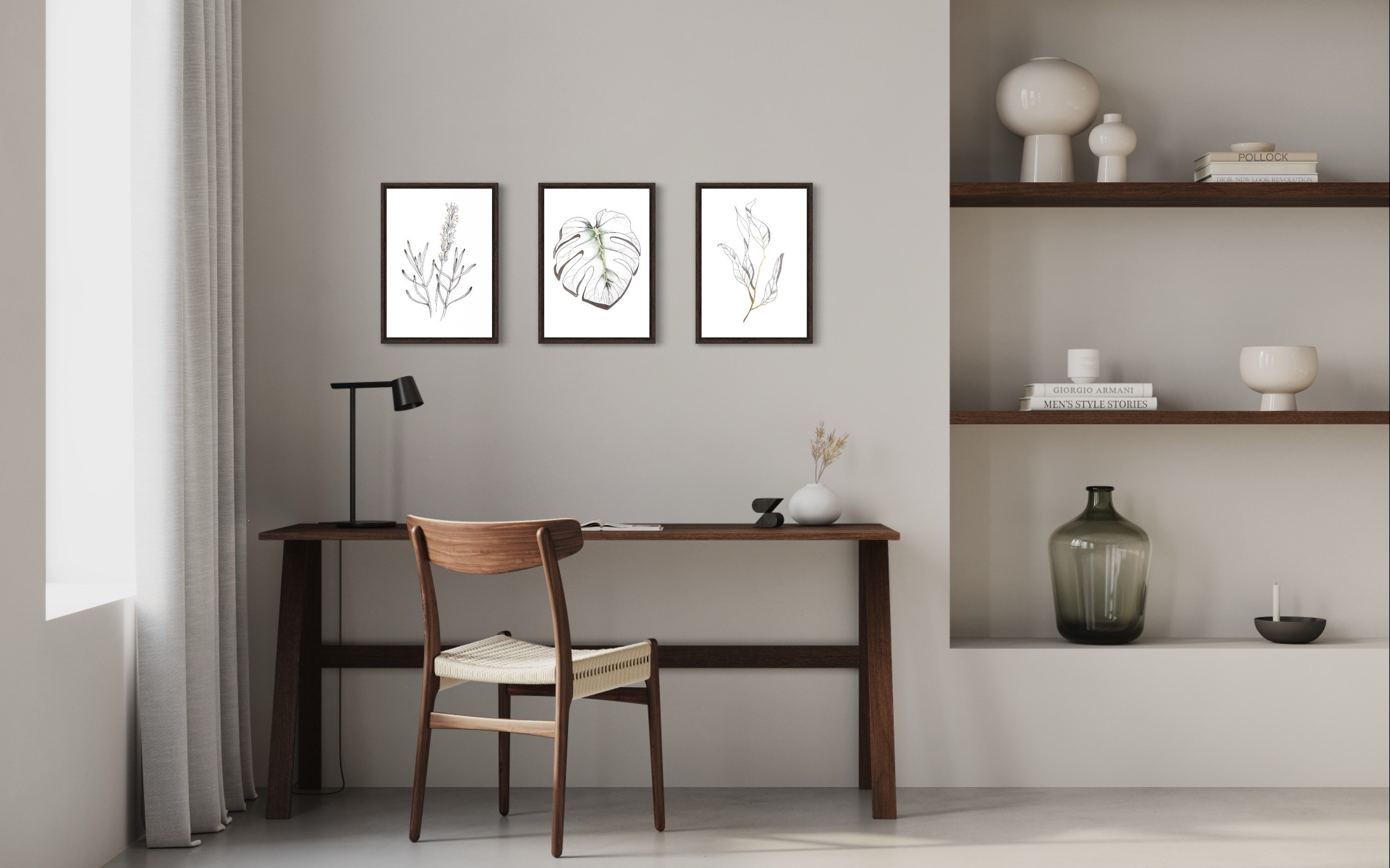 Set of 3 Printable Minimalist Posters, Gallery Wall to Download and ...