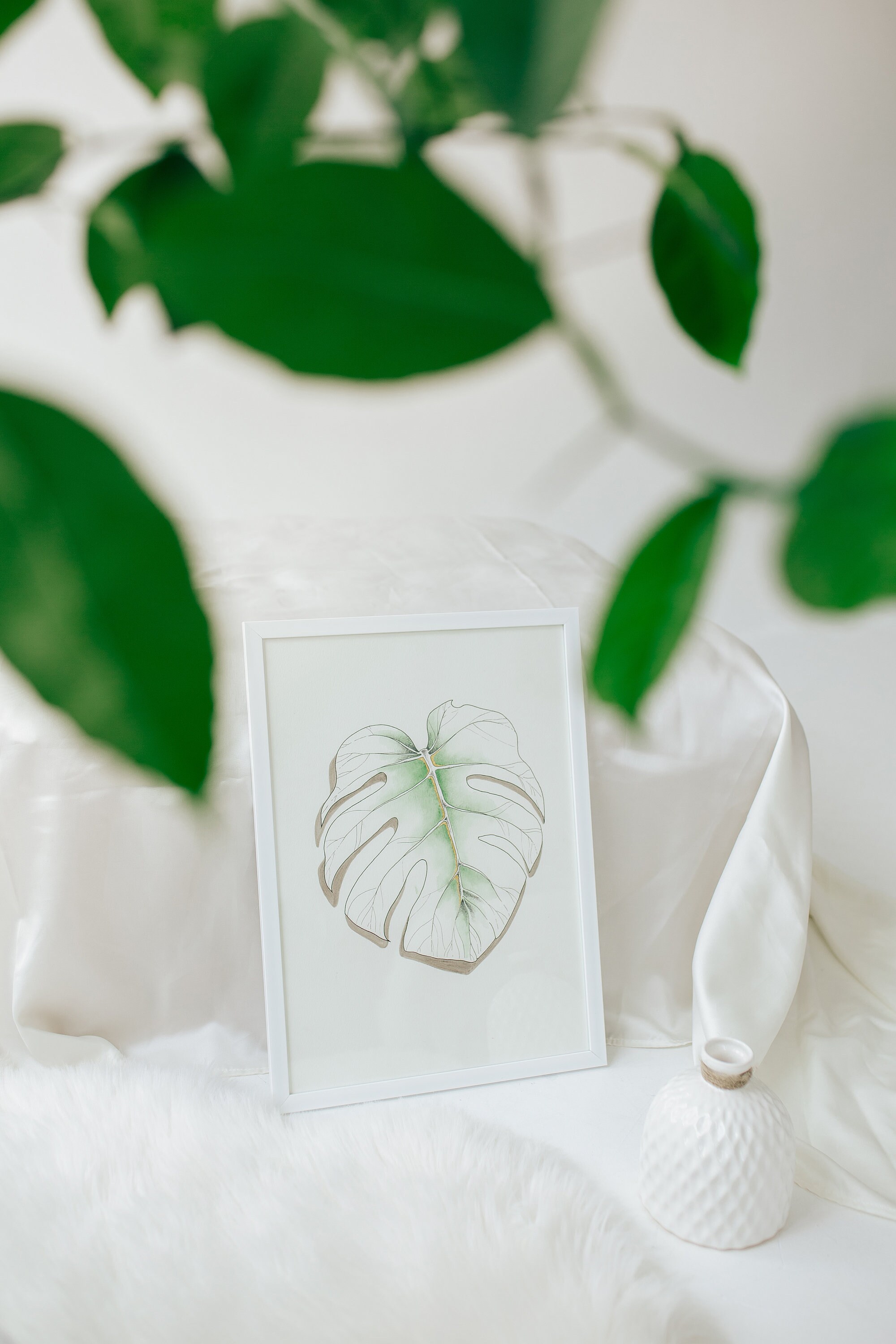 Printable Monstera Botanical Poster, Ready to Print for Gallery Wall - Etsy