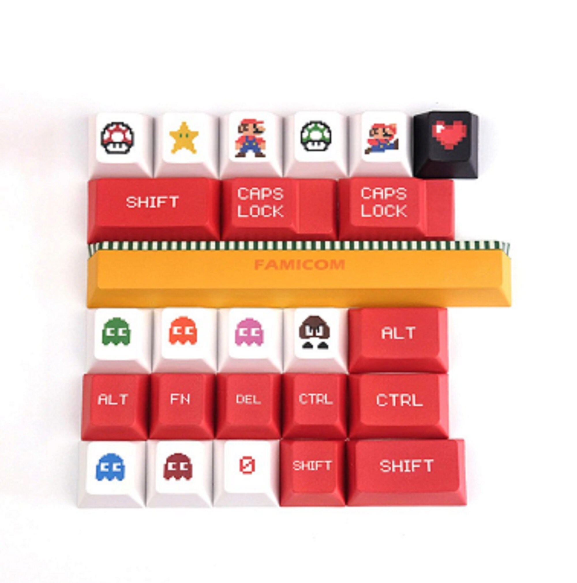 Mario keycap full set 129 Keycap Dye Sublimation OEM Profile | Etsy