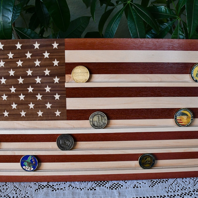 Challenge Coin Display - Etsy