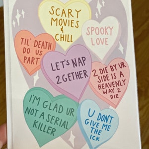 Spooky Love Valentine Card - Etsy
