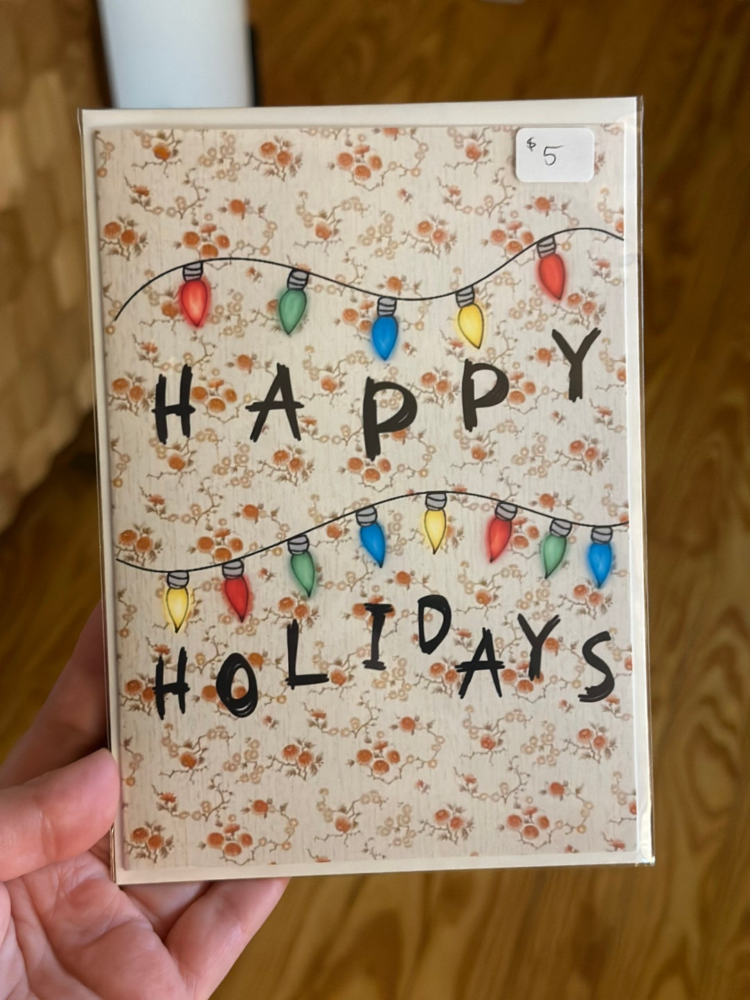 Stranger Things Happy Holidays Card - Etsy