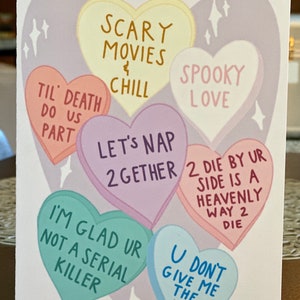 Spooky Love Valentine Card - Etsy