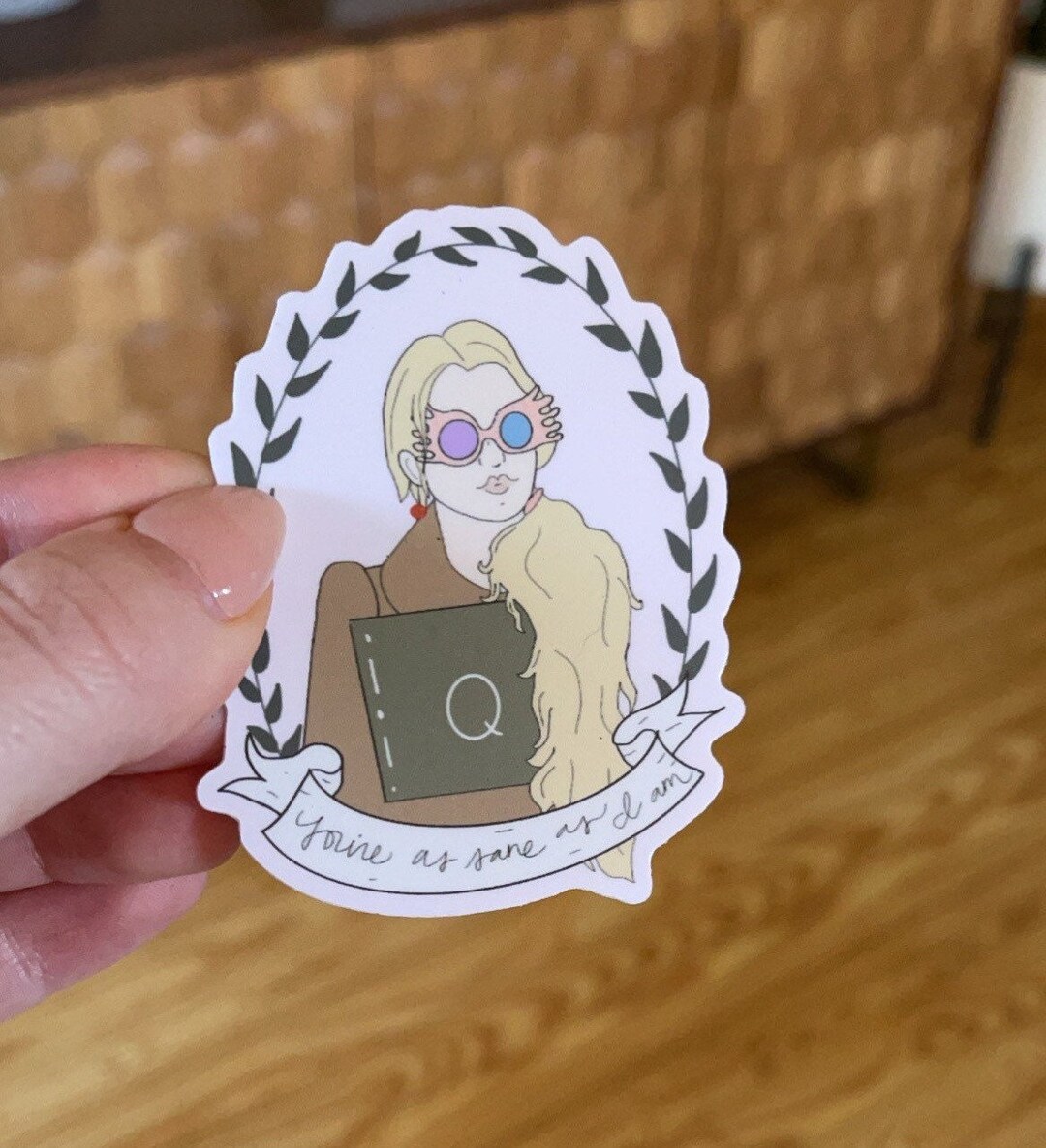 Luna Lovegood Vinyl Sticker - Etsy