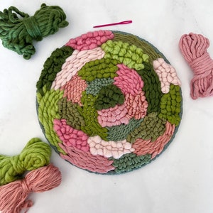 Circle Weaving Kit, Rose Garden Weaving Fibre Pack, Craft Kit for ...
