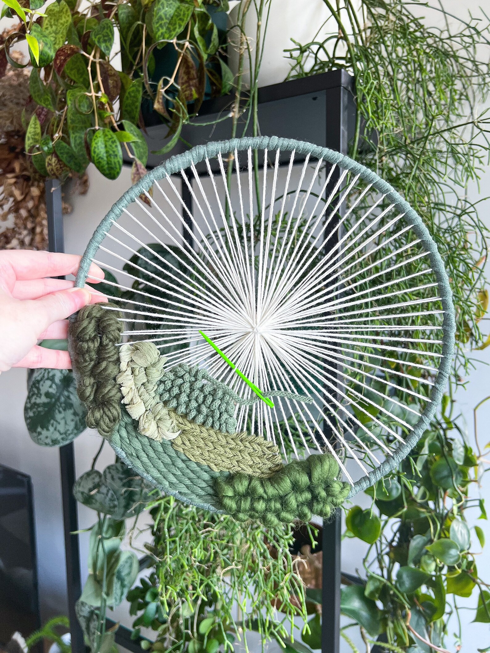 Circle Weaving Kit Lush Rainforest Weaving Fibre Pack Circle - Etsy