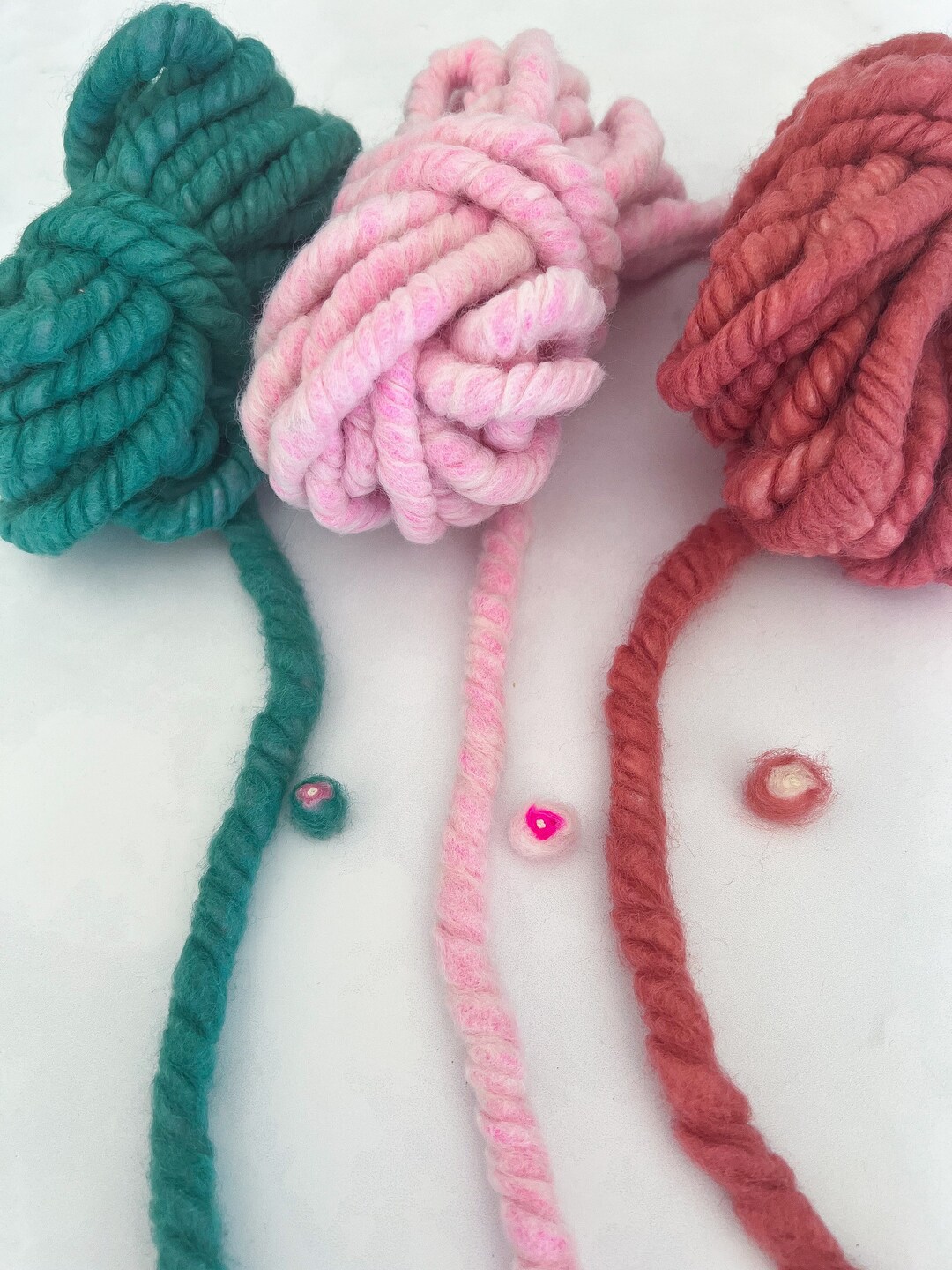 Rug Yarn Pack Watermelon Slice Color Core Wool Weaving Fibre - Etsy