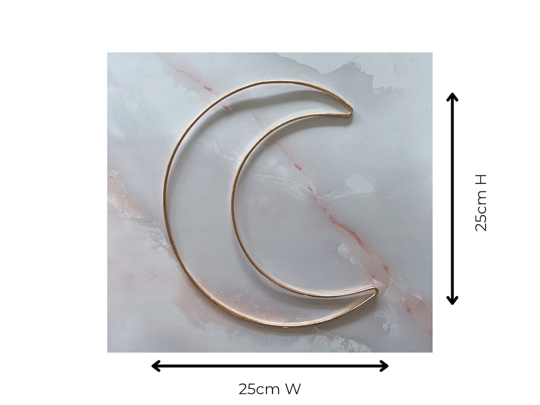 Moon Weaving Loom, Metal Shape Frame, Macrame Hoop, Tapestry Loom ...