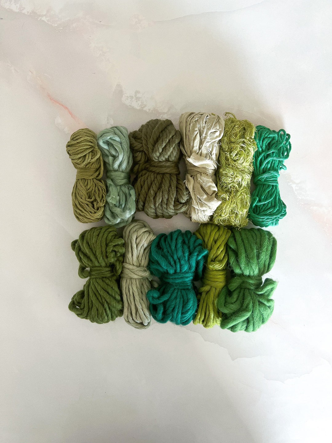 Forest Floor Fibre Pack Weaving Kit Weaving Supplies Green - Etsy