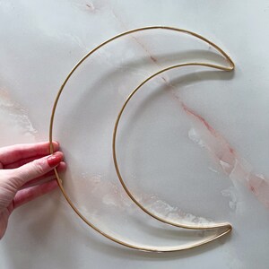 Moon Weaving Loom, Metal Shape Frame, Macrame Hoop, Tapestry Loom ...