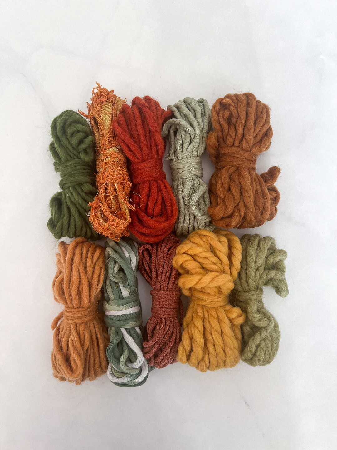 Fibre Pack Woodland Grove, Weaving Kit, Weaving Supplies, Earthy Chunky ...