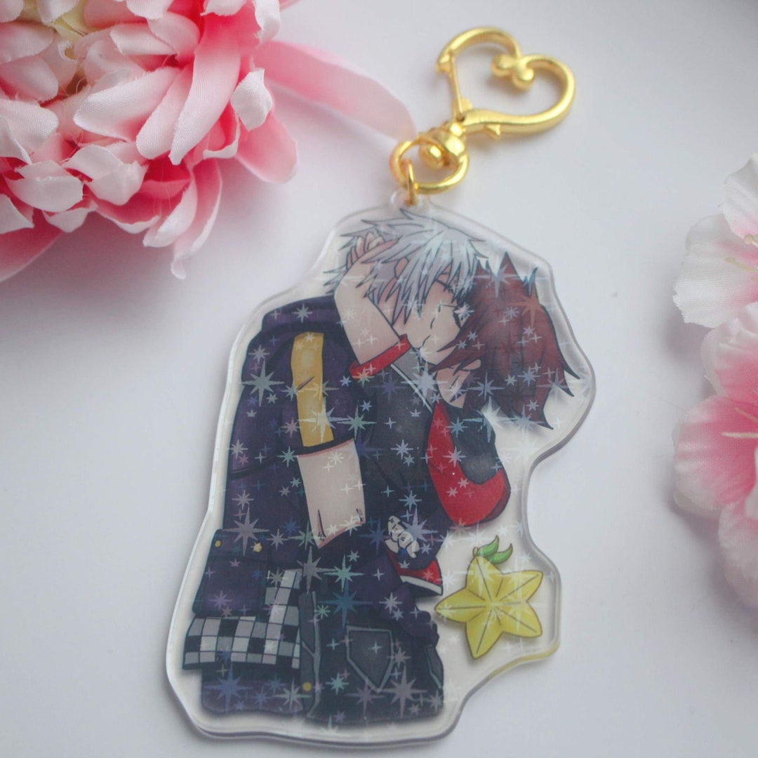 PRE-ORDER - Soriku Sora Riku Couple Keychain - Kingdom Hearts - Etsy