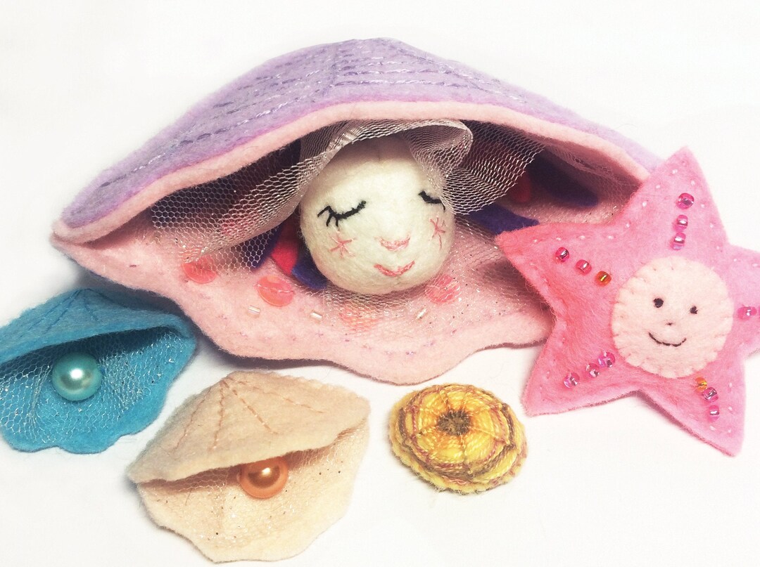 Felt, Shell, Starfish Plush. Sewing Pattern PDF - Etsy