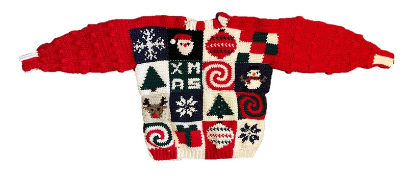 Christmas Patchwork Sweater Pattern - Etsy