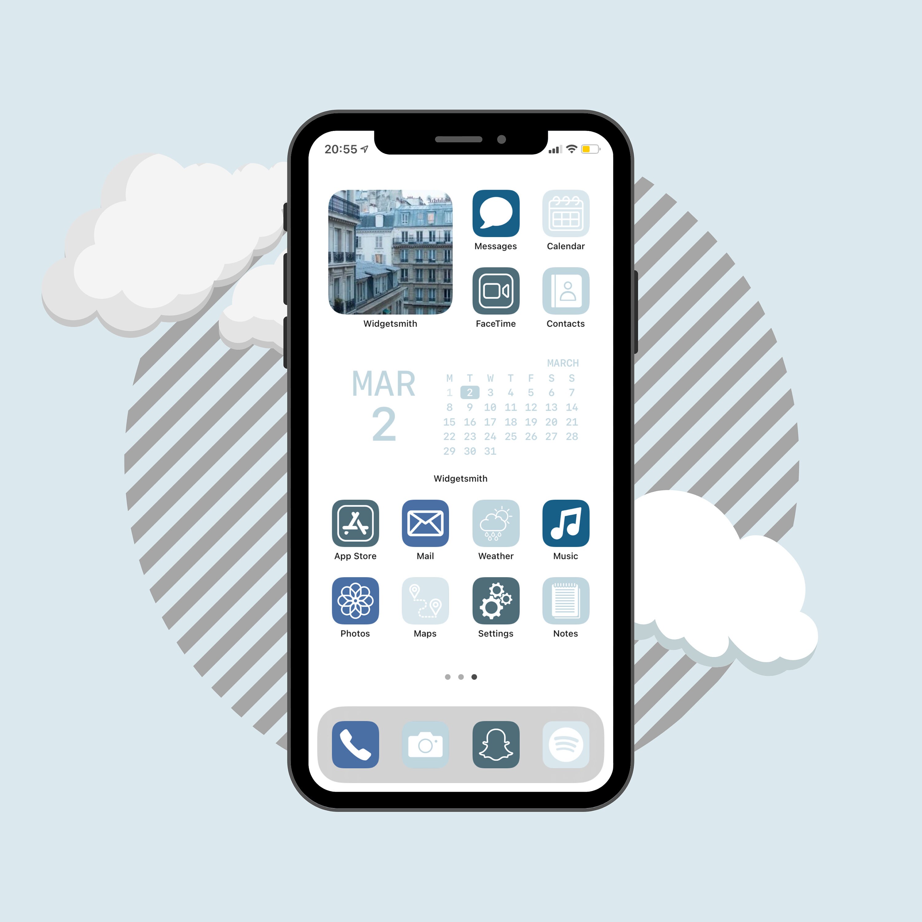 Cool Blues iPhone Icons Ios 14 Icons App Icons Ios 14 - Etsy