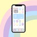 Pastel iPhone Icons Ios 14 Icons App Icons Ios 14 Blue Pink Yellow ...