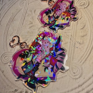 Holographic Voxval Acrylic Charms - Etsy UK