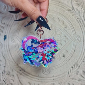 Holographic Voxval Acrylic Charms - Etsy