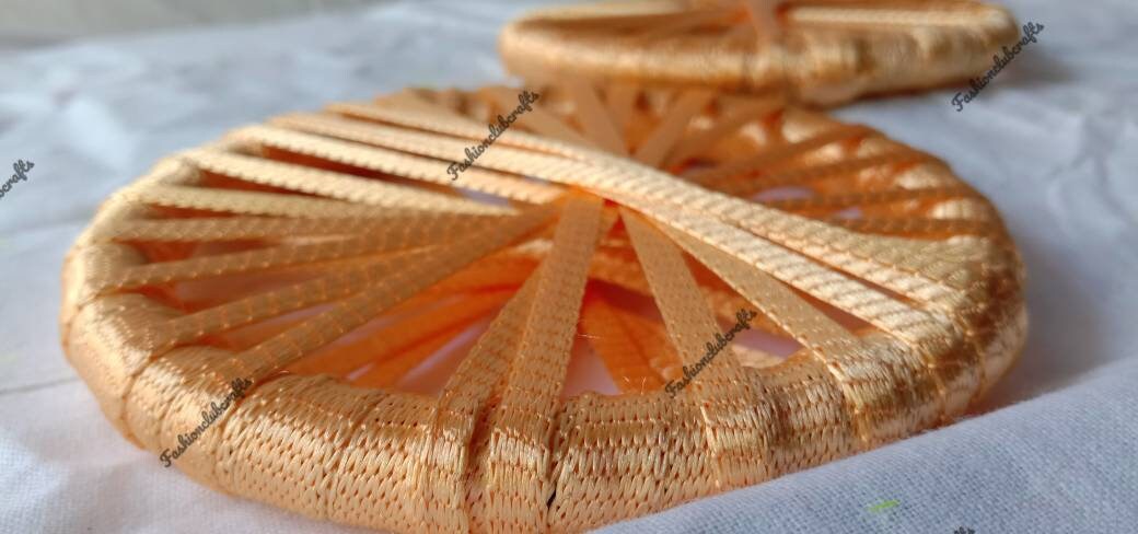 5 Pieces Woolen Bangle With Golden Lace Colorful Ring for - Etsy