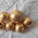 Pack of 12 Piece Golden Round Ball With Gota Lace Craft - Etsy
